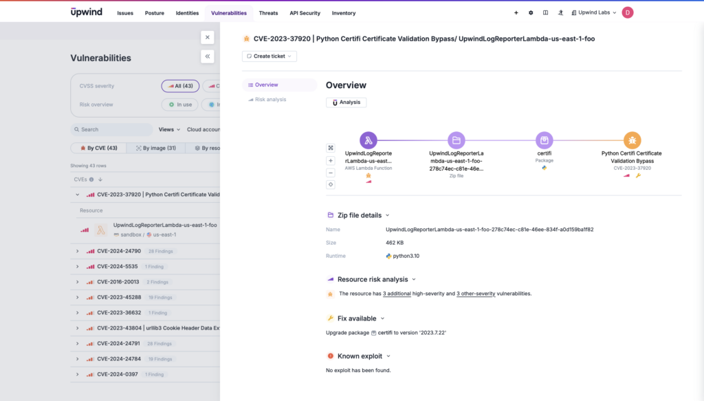 Automatically Secure Aws Lambda Functions With Upwind Upwind